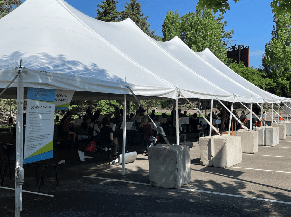 Rehearsals Under the Big Tent - WYSO - Wisconsin Youth Symphony Orchestras